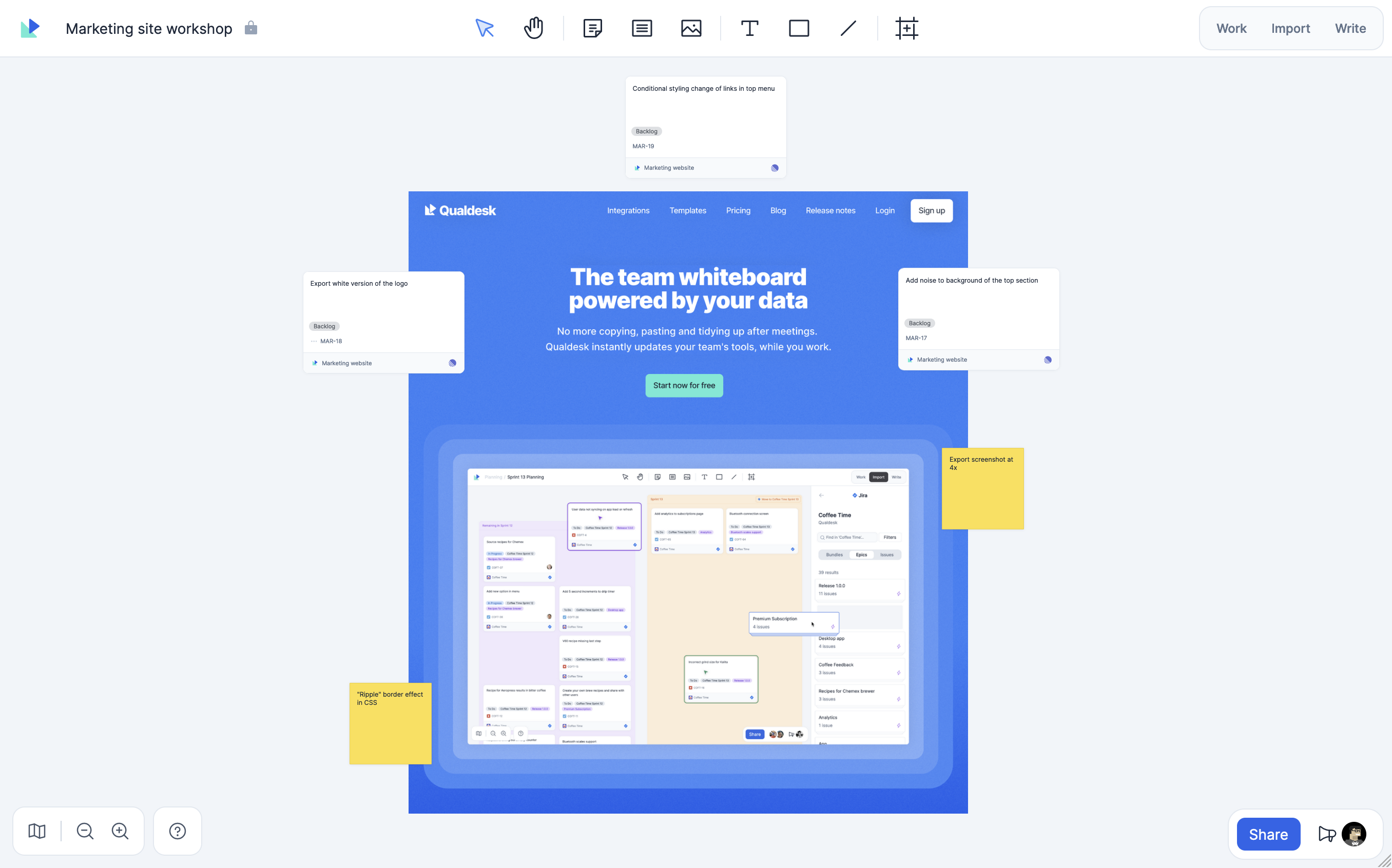 Put your Figma frames side by side with cards from your issue tracking ...